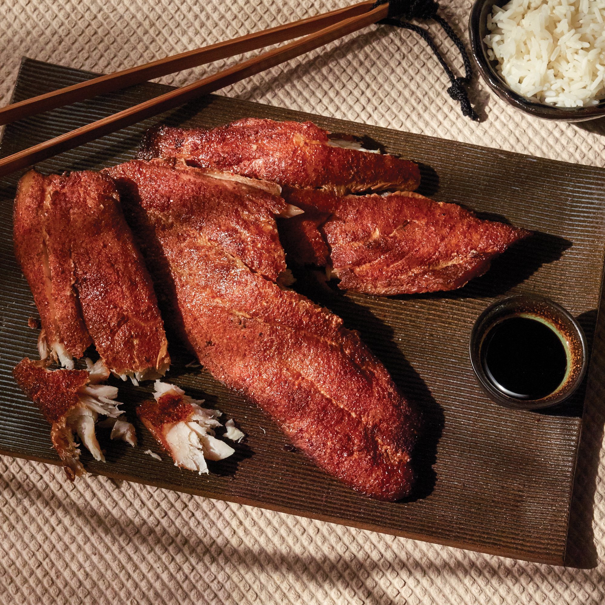 Smoked White Fish with Togarashi Recipe from H-E-B