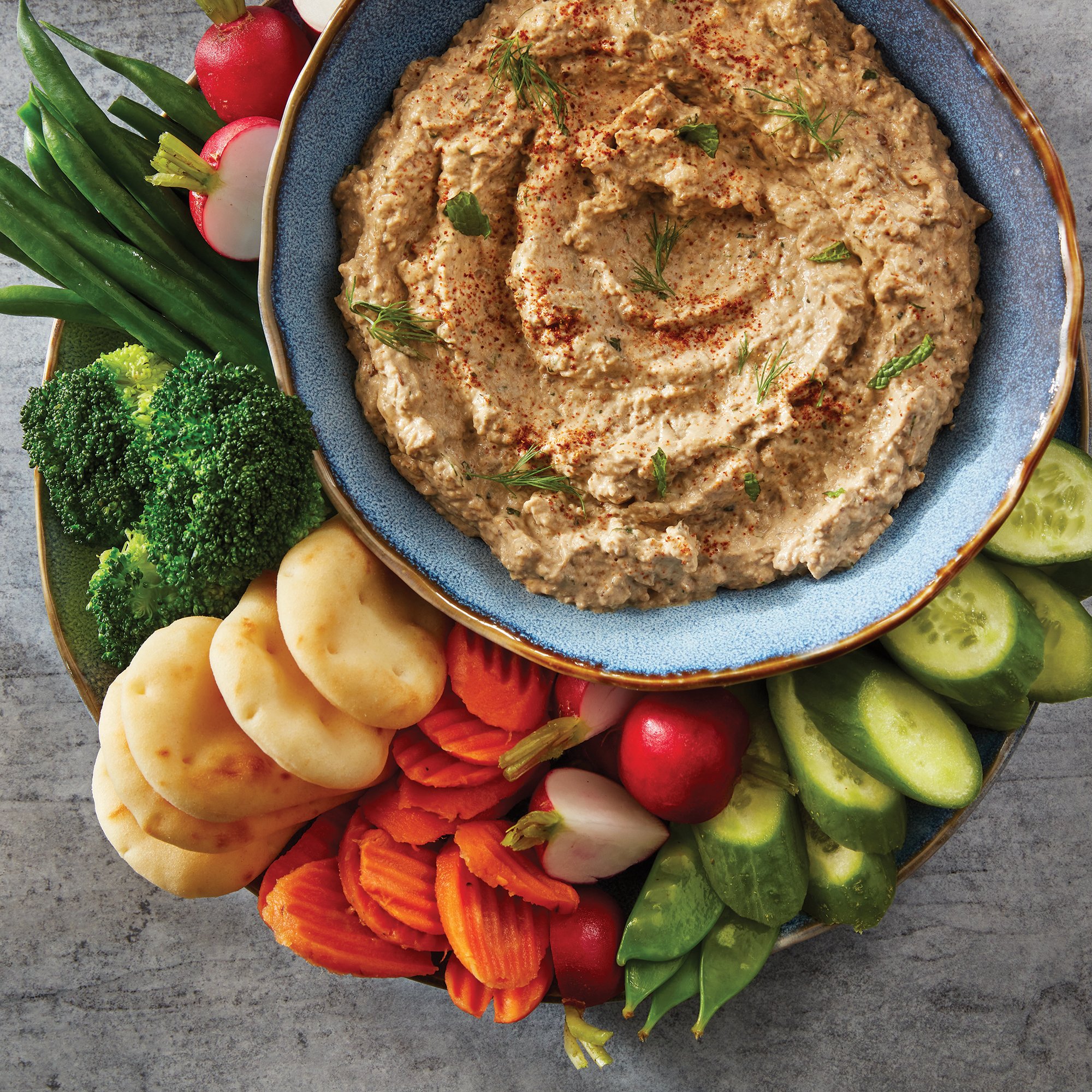 Smokey Eggplant Yogurt Dip Recipe from H-E-B