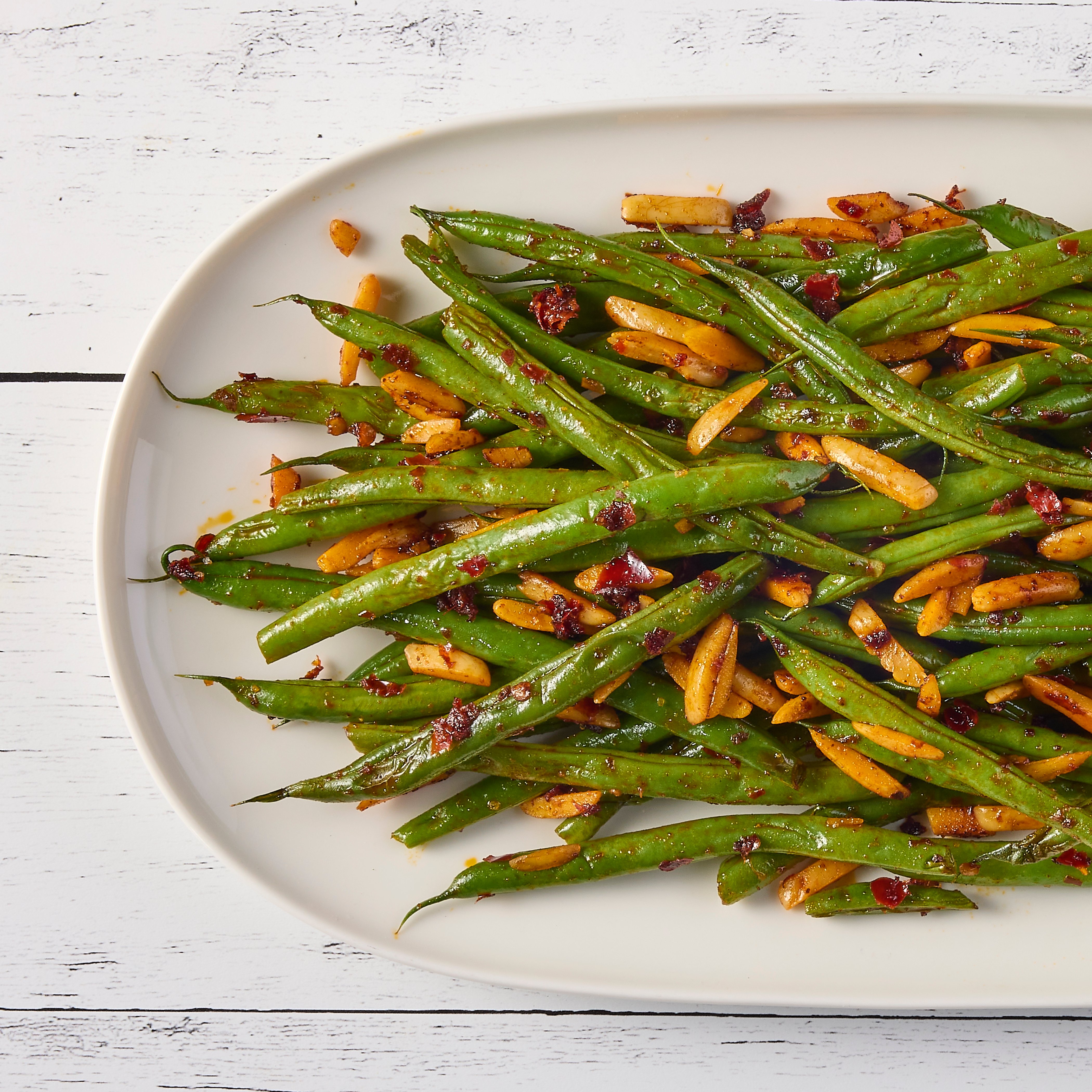 Spicy Harissa Green Beans Recipe from H-E-B