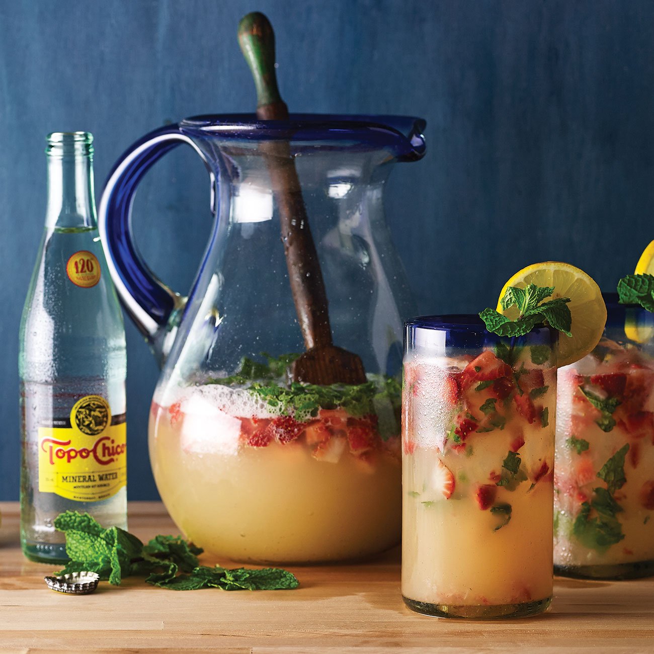 Strawberry Lemon Fizz Recipe from H-E-B