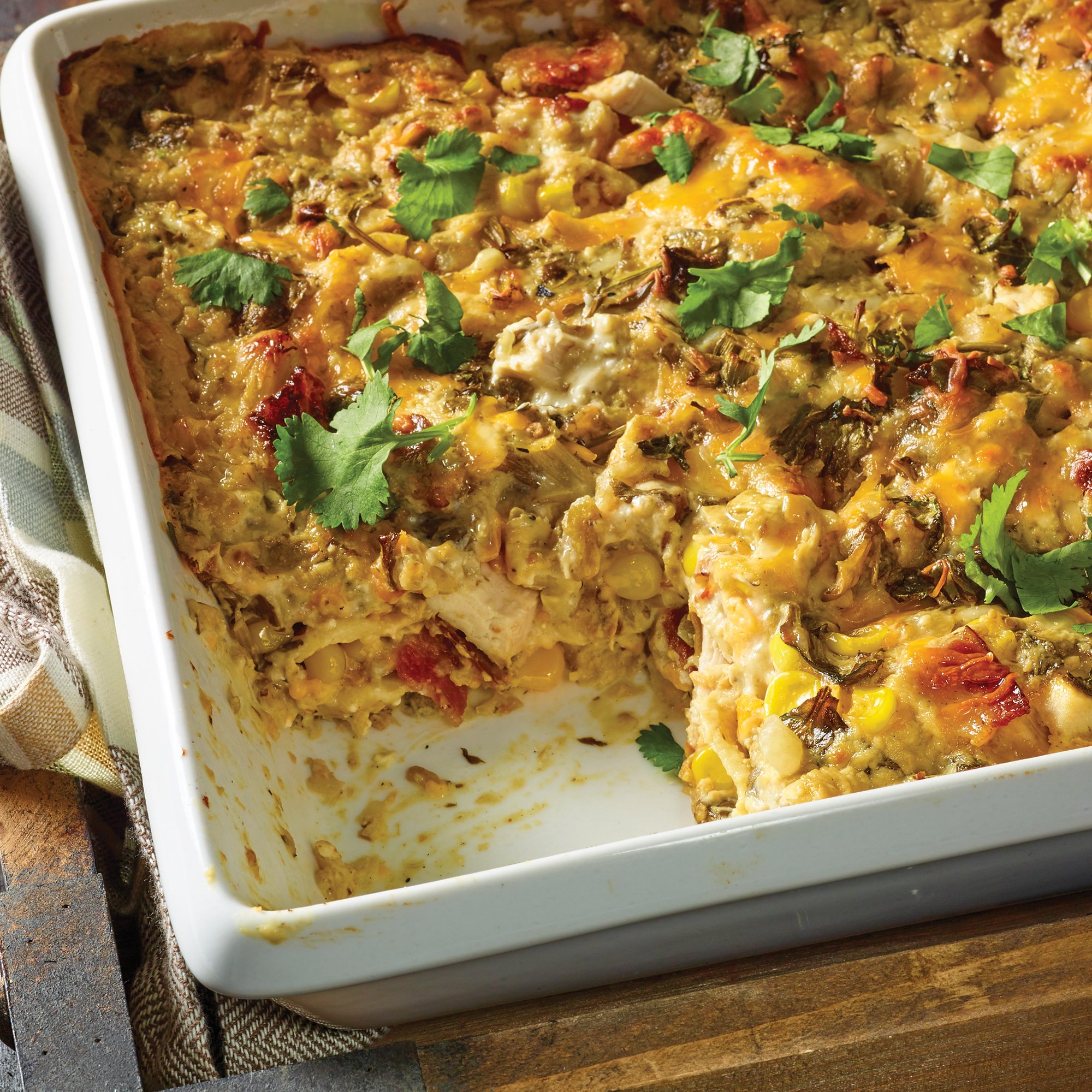 Unwrapped Chicken Enchiladas Recipe from H-E-B
