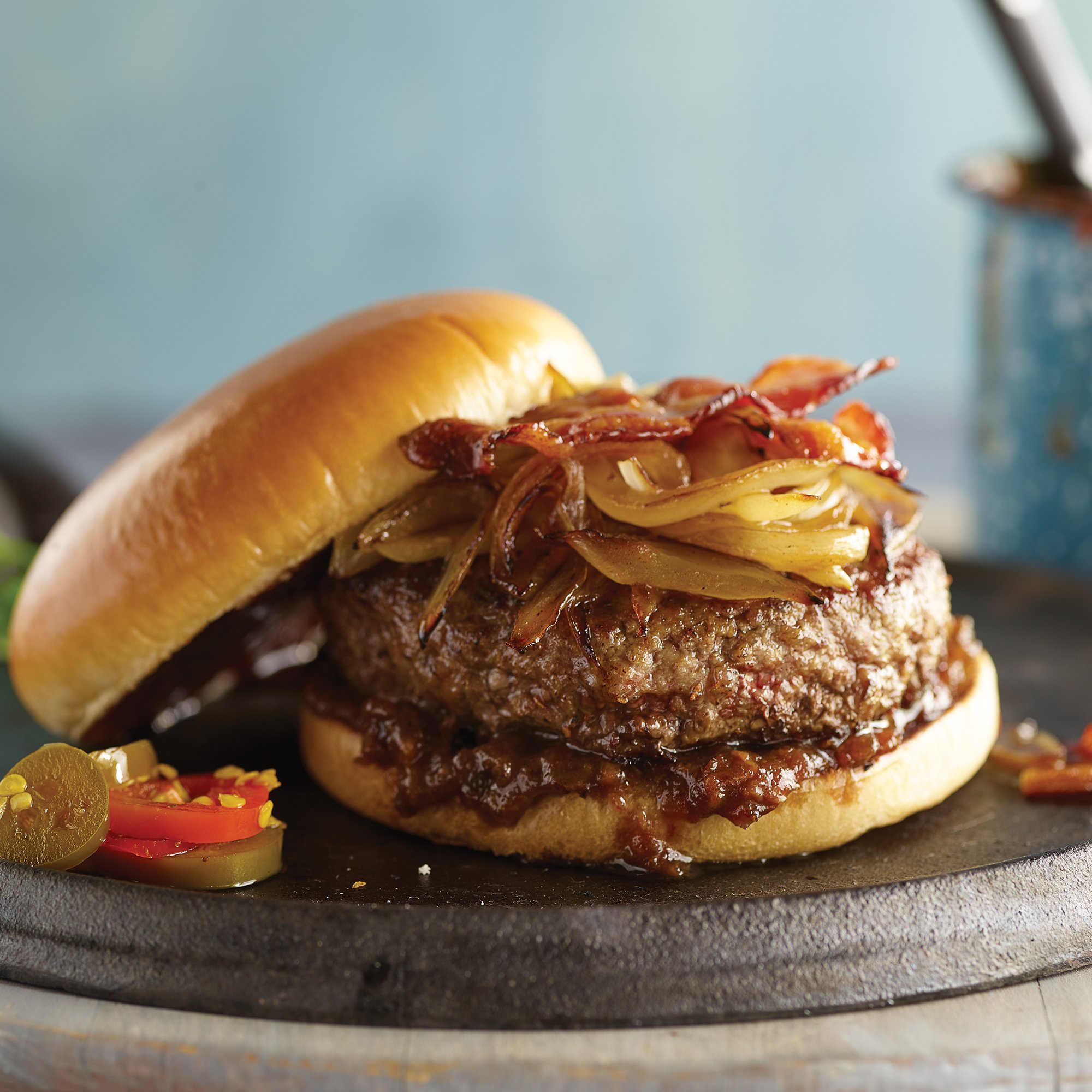 Wild Western Burger Recipe from H-E-B