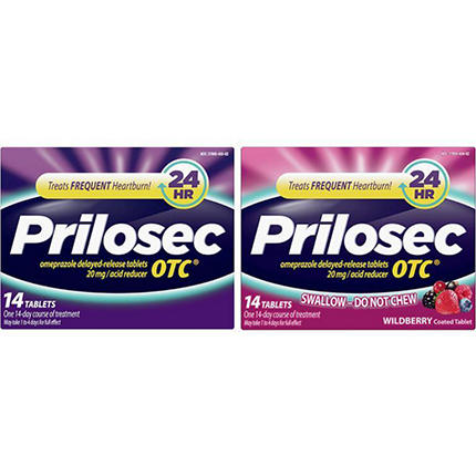 Save $1.00 ONE 14 ct Prilosec OTC Heartburn Relief Product (excludes ...