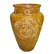 Blue Orange Pottery Texas Longhorn Emblem Clay Planter - Assorted ...