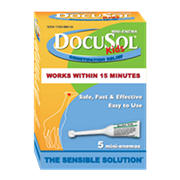 Docusol Plus Mini Enema - Shop Digestion & Nausea at H-E-B