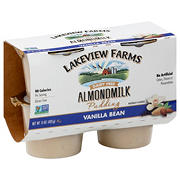 Lakeview Farms Almond Milk Dark Chocolate Pudding Cups - Shop Pudding ...