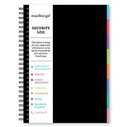 C.R. Gibson Lightning Bolt 3-in-1 Wire Tabbed Journal - Shop Notebooks ...