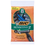 Bic Sensitive Shaver Disposable Razor, Orange - Shop Razors & Blades at ...