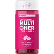 Pink Simply Radiant Multivitamin For Her + Collagen Gummies - Shop ...