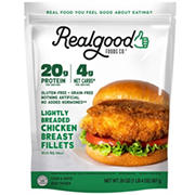 Real Good Foods Co. Frozen Lightly Breaded Chicken Strips - Shop ...