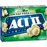 Act II 94% Fat Free Butter Popcorn - Shop Popcorn at H-E-B