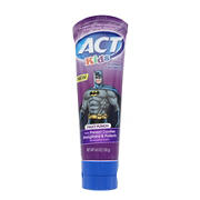 ACT Kids Anticavity Fluoride Toothpaste Batman, Fruit Punch - Shop Oral ...
