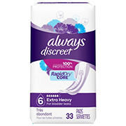 Always Discreet Extra Heavy Long Incontinence Pads - Shop Incontinence ...