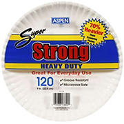 Aspen 9 Inch Super Strong Heavy Duty Paper Plates - Shop Disposable ...