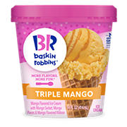 Baskin Robbins Triple Mango Ice Cream - Shop Ice Cream & Treats at H-E-B