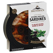 Brunswick Gourmet Brisling Sardines In Extra Virgin Olive Oil Topped ...