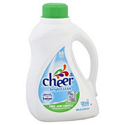 Cheer BrightClean Free and Gentle HE 2X Ultra Detergent - Shop Laundry ...