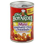 Chef Boyardee Mini Spaghetti and Meatballs - Shop Pantry Meals at H-E-B