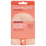Cleanlogic Dual-Texture Facial Mitt for Sensitive Skin - Shop Bath ...