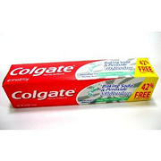 Colgate Baking Soda & Peroxide Whitening Brisk Mint Paste Fluoride Gel ...