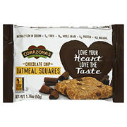 Corazonas Chocolate Chip Oatmeal Squares - Shop Snacks & Candy at H-E-B