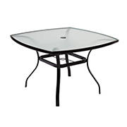 Courtyard Products Square Round Dining Table - Shop Patio & Outdoor at ...