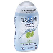 Dasani Drops Infusions Unsweetened Lime - Shop Mixes & Flavor Enhancers ...