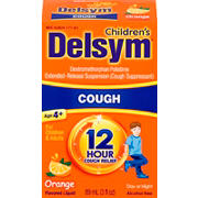 Delsym Children's 12 Hour Orange Flavored Liquid Cough Relief - Shop ...