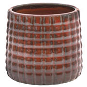 Deroma Ersa Succulent Glazed Terracotta Planter - Red - Shop Patio ...