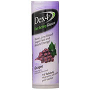 Dex 4 Grape Fast Acting Glucose Tablets - Shop Home Health Care at H-E-B