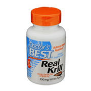 Doctor's Best Real Krill 350 mg Softgel Capsules - Shop Diet & Fitness ...