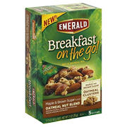 Emerald Breakfast On the Go! Maple And Brown Sugar Flavor Oatmeal Nut ...