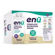 ENU Vanilla Cream Complete Nutritional Shake 12 pk - Shop Diet ...