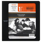 FIVE STAR Customizable Binder, 375 Sheet Capacity, Assorted Colors ...