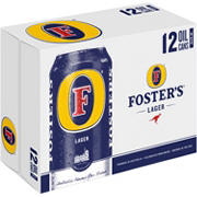 Fosters Lager Beer 24 oz Cans - Shop Beer at H-E-B