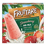 Fruttare Strawberry and Milk Frozen Fruit Bars - Shop Ice Cream ...