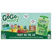 GoGo squeeZ Apple Apple Applesauce Pouches - Shop Canned & Dried Food ...