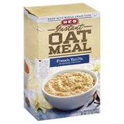 H-E-B Instant French Vanilla Oatmeal - Shop Cereal & Breakfast at H-E-B