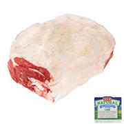 H-E-B Natural Whole Semi-Boneless Leg of Lamb, USDA Choice - Shop Meat ...