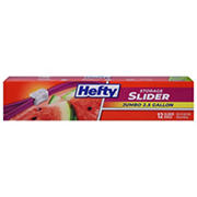 HEFTY ONE ZIP 2.5 Gallon Jumbo Slider Bags - Shop Storage Bags at HEB