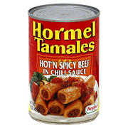 Hormel Hot 'N Spicy Beef Tamales in Chili Sauce - Shop Pantry Meals at ...