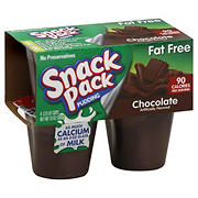 Hunt's Snack Pack Fat Free Chocolate Pudding Cups - Shop Pudding ...