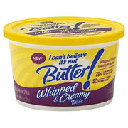 I Can't Believe It's Not Butter! 58% Whipped and Creamy Taste Vegetable ...