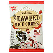 Kim's Magic Pop Hot & Spicy Seaweed Rice Crisps - Shop Rice Cakes at H-E-B