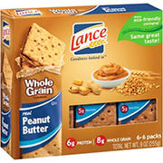 Lance Whole Grain Peanut Butter Crackers - Shop Snacks & Candy at H-E-B