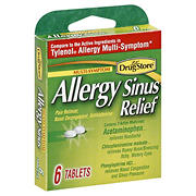 Lil Drug Store Multi Symptom Allergy Sinus Relief Tablets - Shop ...
