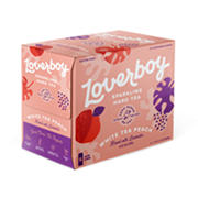 Loverboy White Tea Peach Sparkling Hard Tea 11.5 oz Cans - Shop Beer ...