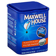 Maxwell House Original Medium Roast Ground Coffee Filter Packs - Shop ...