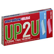 Mentos UP2U Sugar Free Sweet Mint And Bubble Fresh Gum - Shop Snacks ...