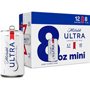 Michelob Ultra Beer 8 oz Slim Cans - Shop Beer & Wine at H-E-B